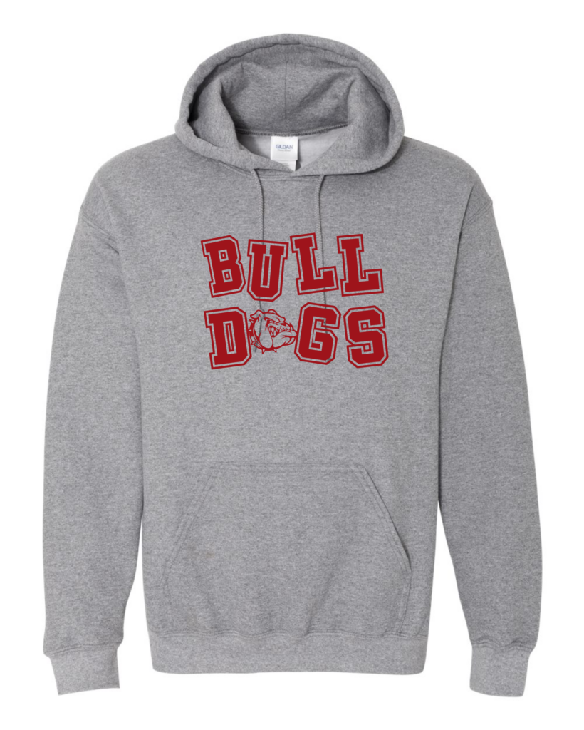 Bulldog Block Letters Spiritwear - Tee Party Studio